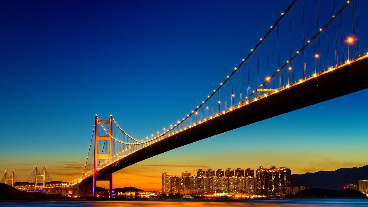 Bridge Night Wallpapers - Top Free Bridge Night Backgrounds ...