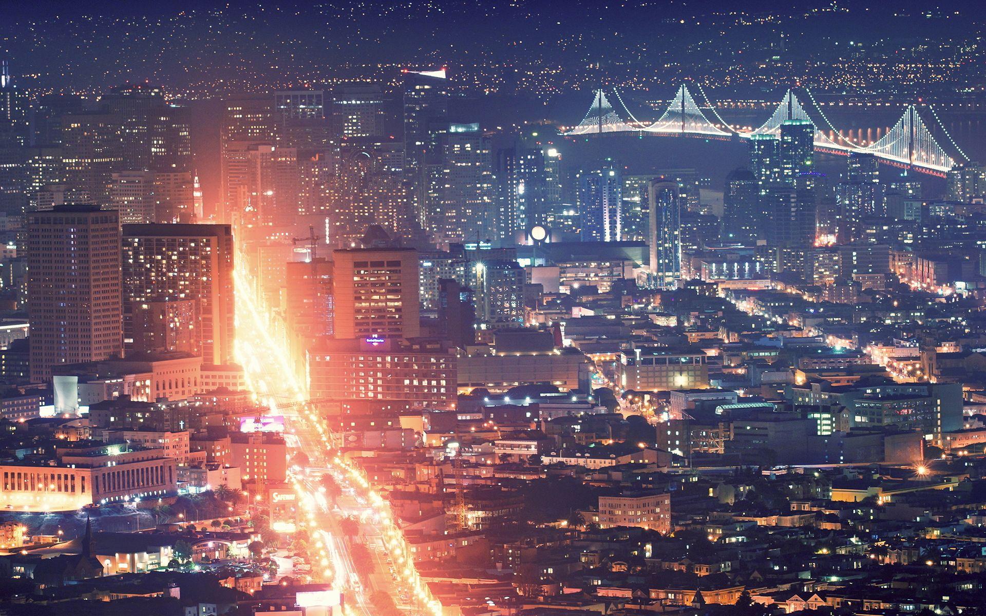 San Francisco at Night Wallpapers - Top Free San Francisco at Night ...