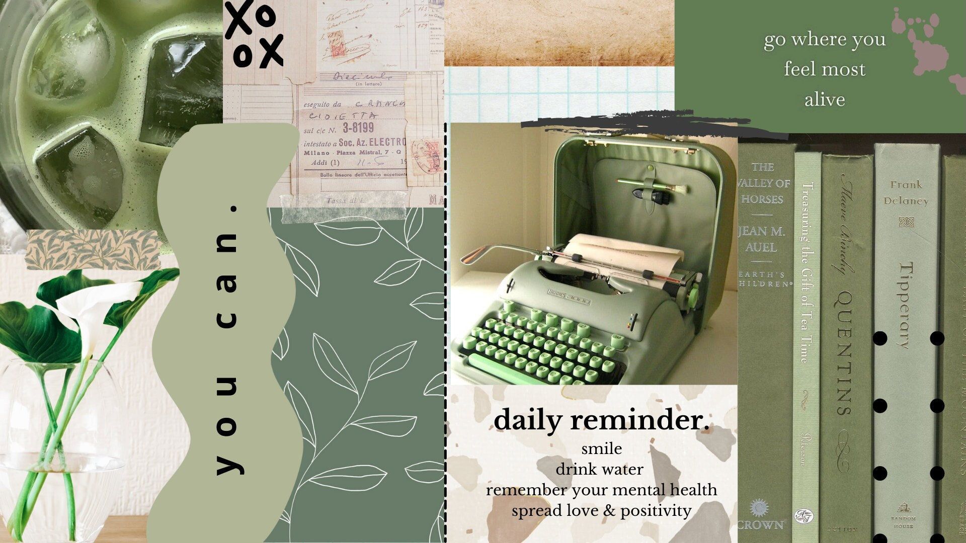 Green Collage Desktop Wallpapers - Top Free Green Collage Desktop ...