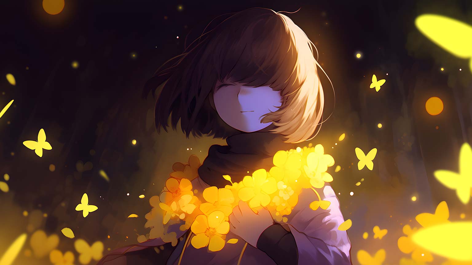 Yellow Anime Girl Wallpapers - Top Free Yellow Anime Girl Backgrounds ...