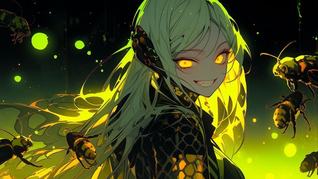 Yellow Anime Girl Wallpapers - Top Free Yellow Anime Girl Backgrounds ...