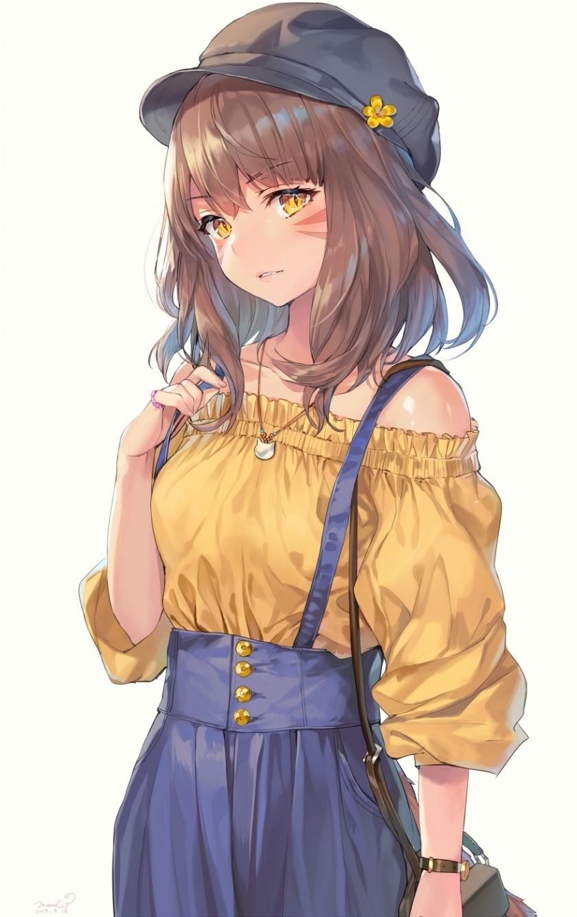 Yellow Anime Girl Wallpapers - Top Free Yellow Anime Girl Backgrounds ...