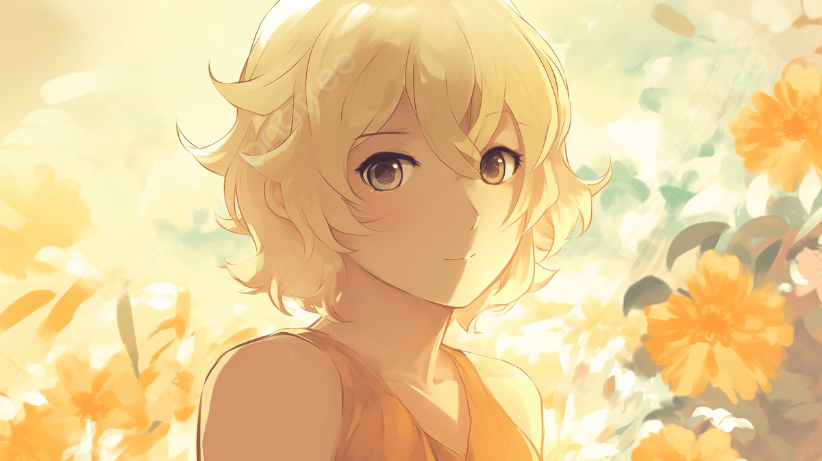 Yellow Anime Girl Wallpapers - Top Free Yellow Anime Girl Backgrounds ...