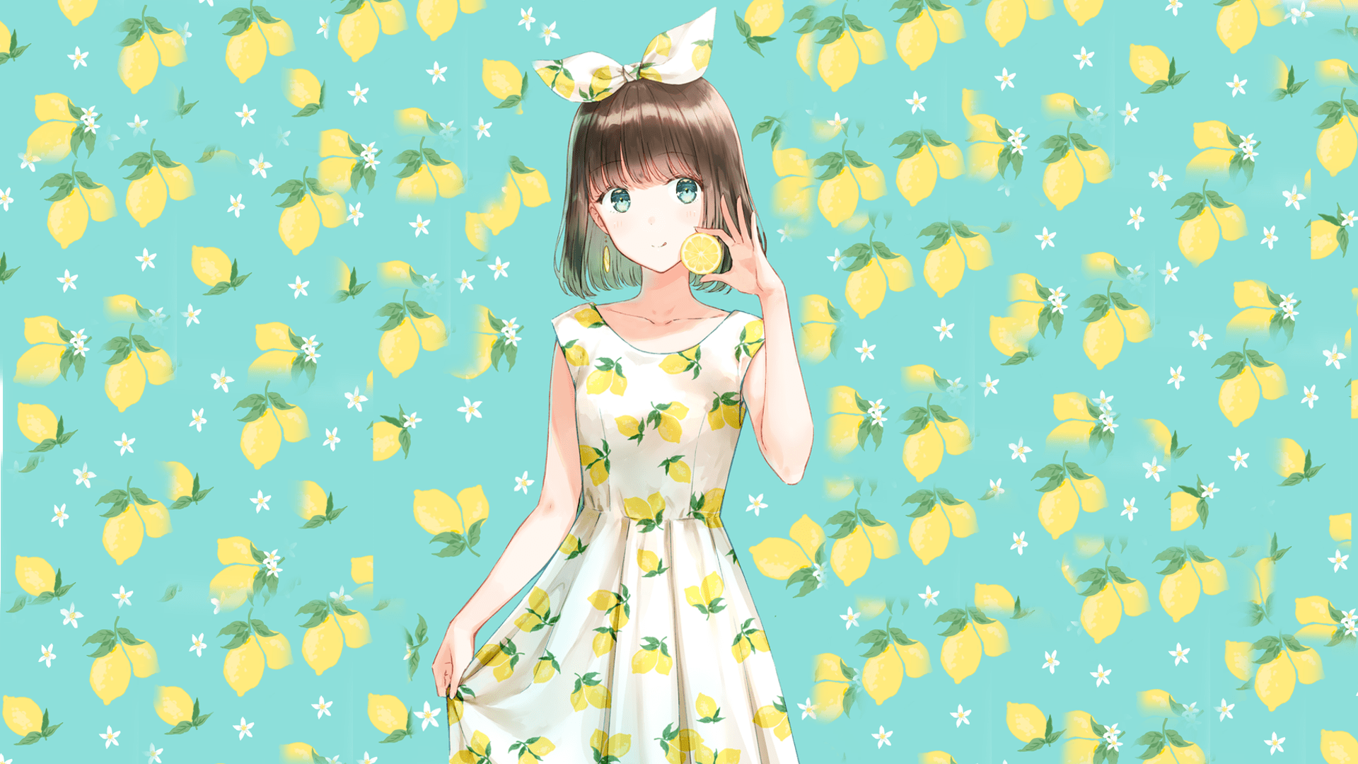 Yellow Anime Girl Wallpapers - Top Free Yellow Anime Girl Backgrounds ...