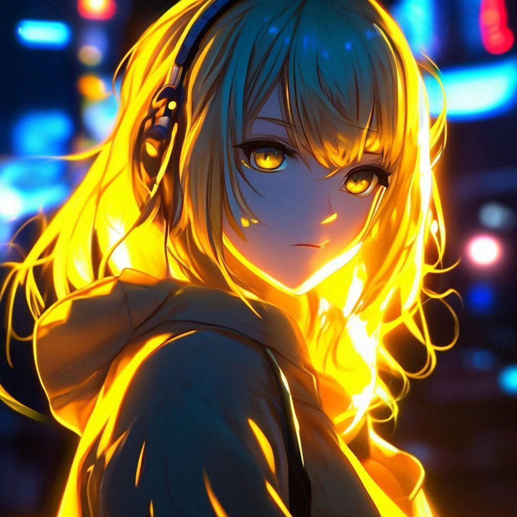 Yellow Anime Girl Wallpapers - Top Free Yellow Anime Girl Backgrounds ...