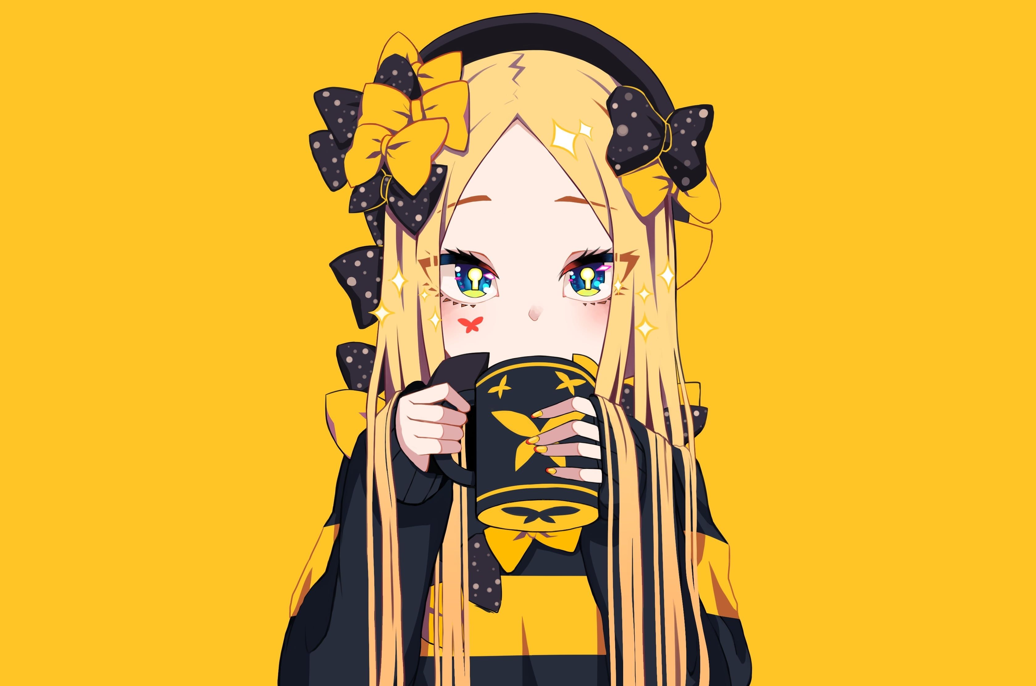 Yellow Anime Girl Wallpapers - Top Free Yellow Anime Girl Backgrounds ...