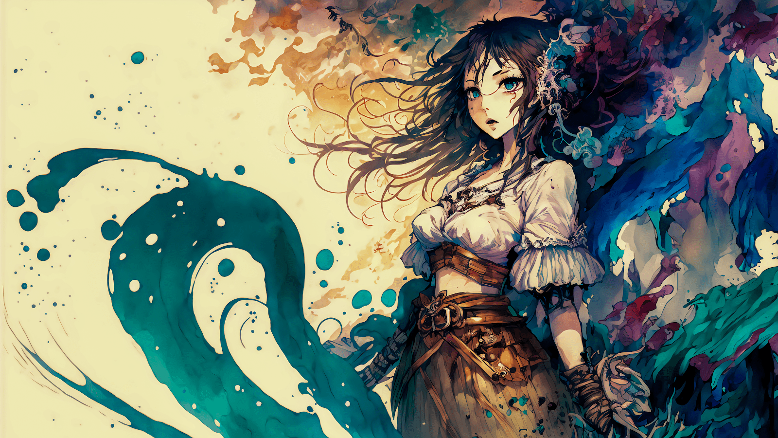 Yellow Anime Girl Wallpapers - Top Free Yellow Anime Girl Backgrounds ...