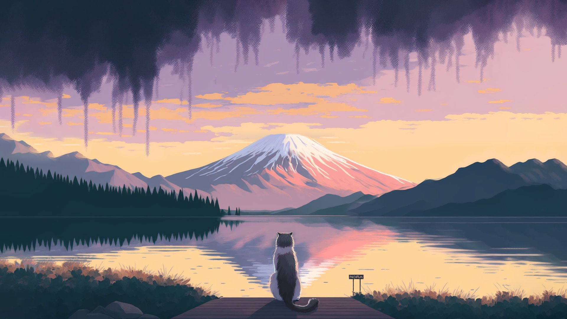 Lo Fi Mountain Wallpapers - Top Free Lo Fi Mountain Backgrounds - WallpaperAccess