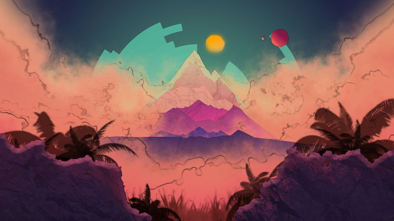 Lo Fi Mountain Wallpapers - Top Free Lo Fi Mountain Backgrounds - WallpaperAccess