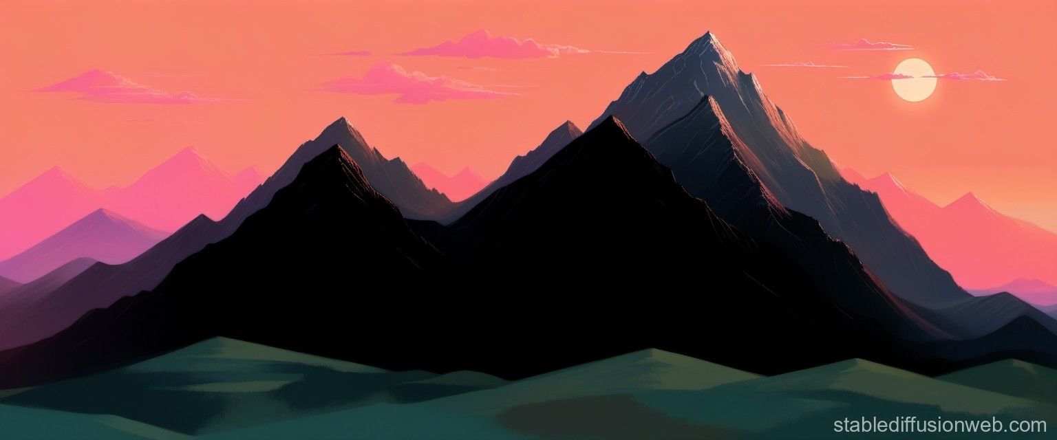Lo Fi Mountain Wallpapers - Top Free Lo Fi Mountain Backgrounds - WallpaperAccess