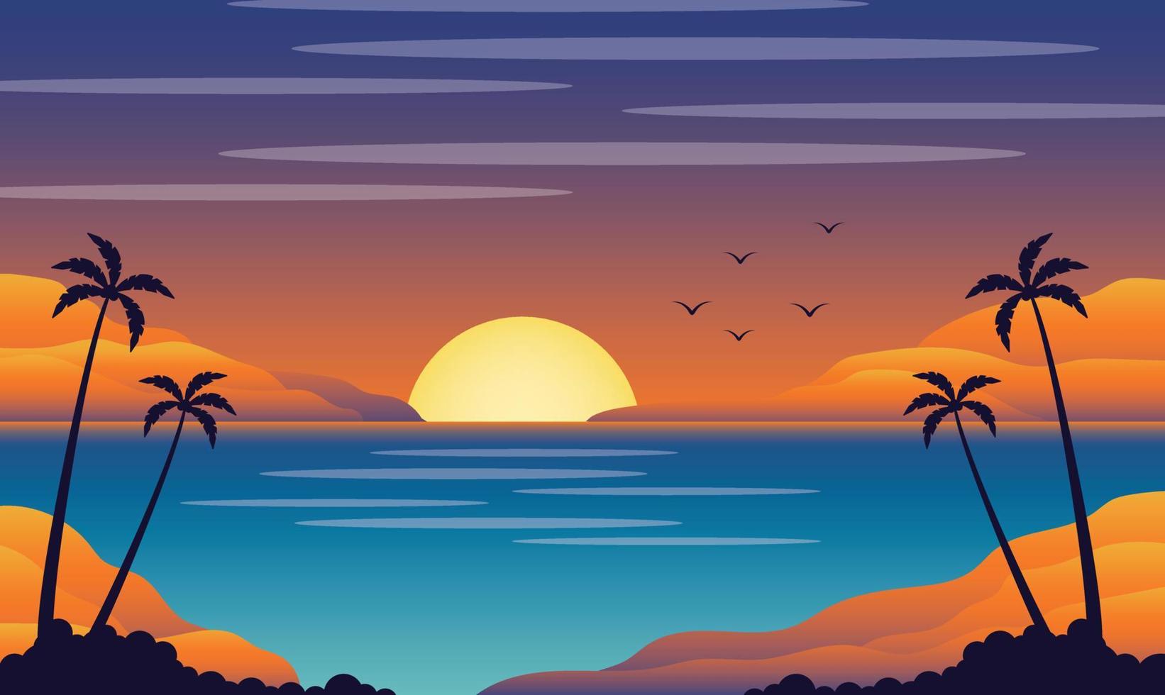 Vector Beach Wallpapers - Top Free Vector Beach Backgrounds ...