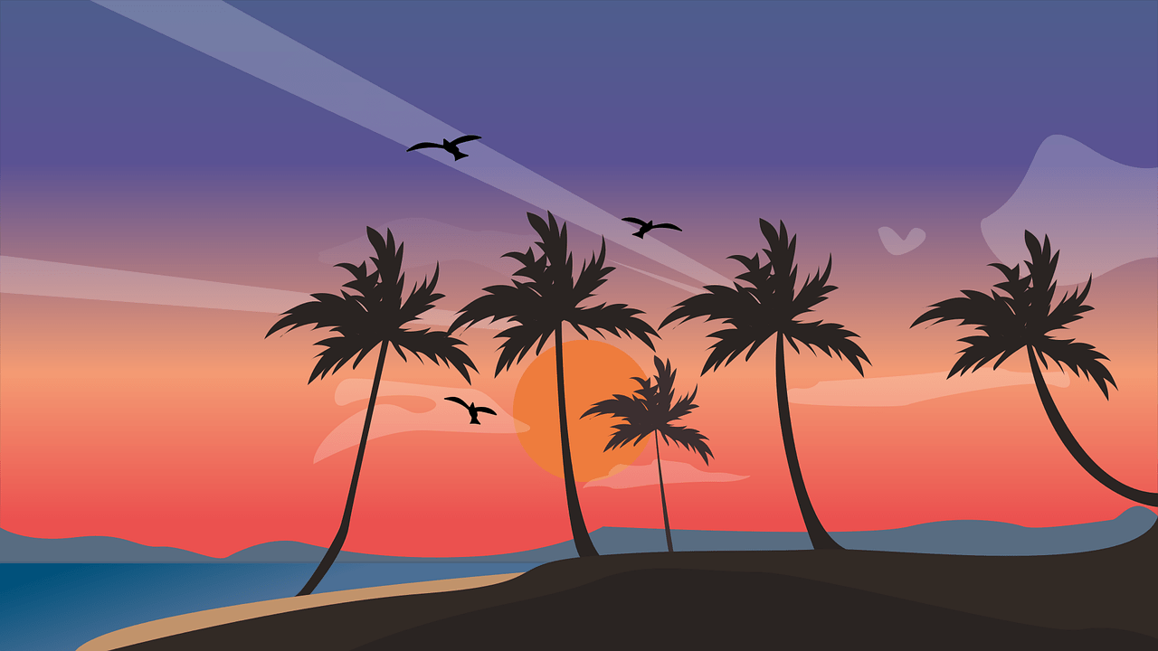 Vector Beach Wallpapers - Top Free Vector Beach Backgrounds ...