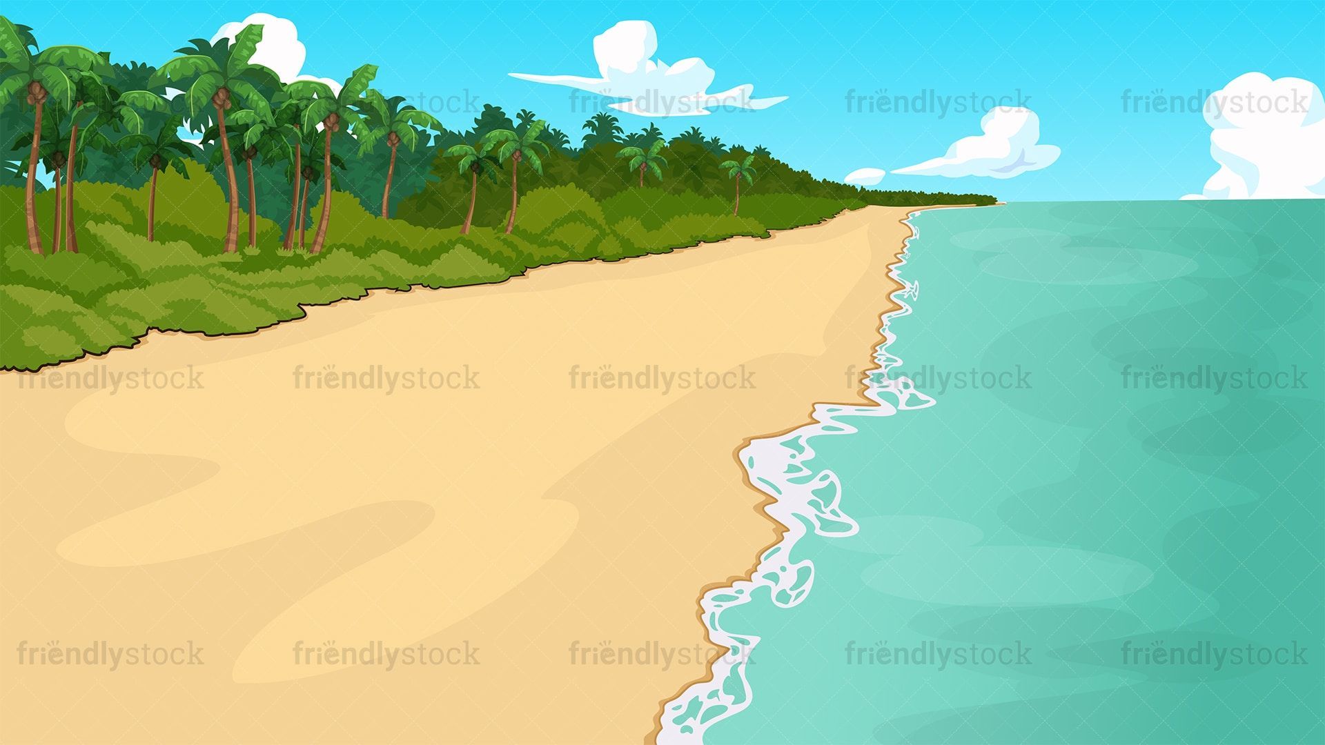 Vector Beach Wallpapers - Top Free Vector Beach Backgrounds - WallpaperAccess