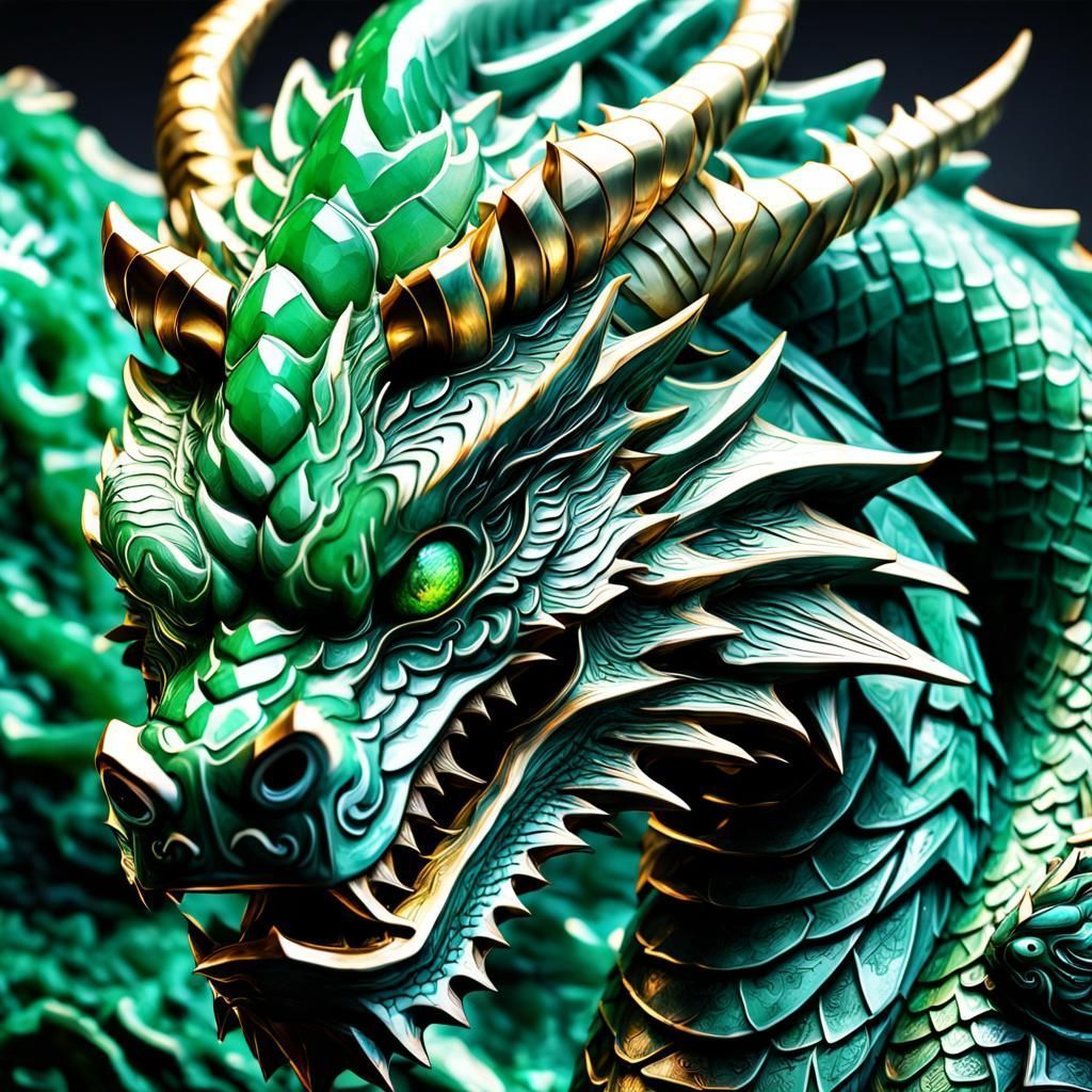 Jade Dragon Wallpapers - Top Free Jade Dragon Backgrounds - WallpaperAccess