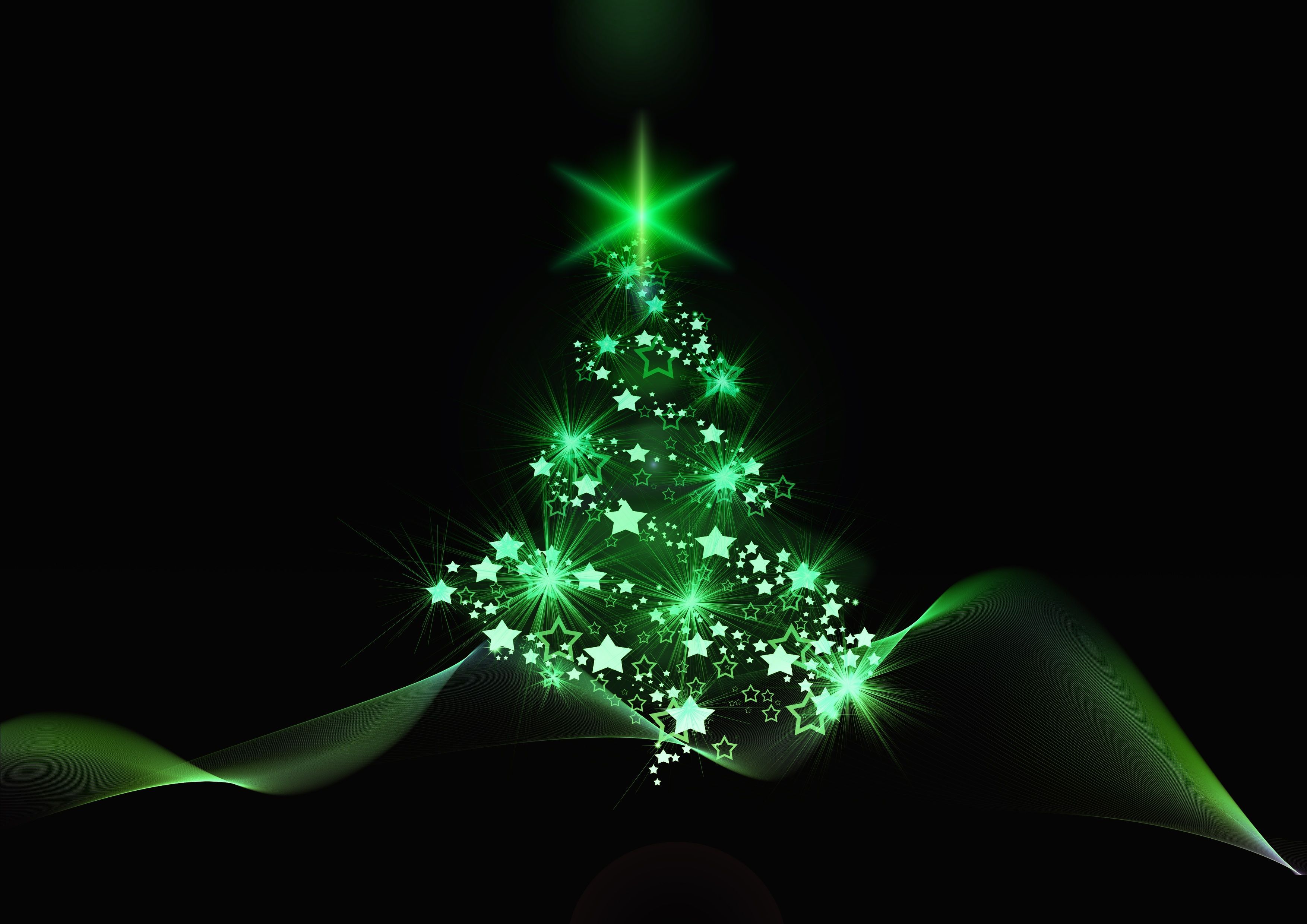Green Christmas Tree Wallpapers - Top Free Green Christmas Tree ...