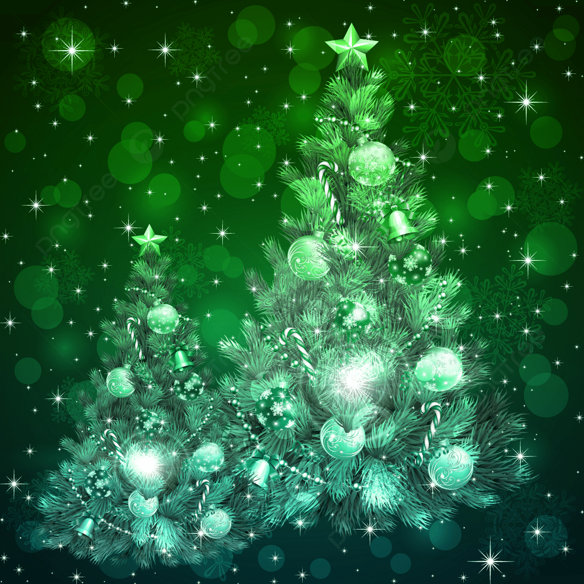 Green Christmas Tree Wallpapers - Top Free Green Christmas Tree ...