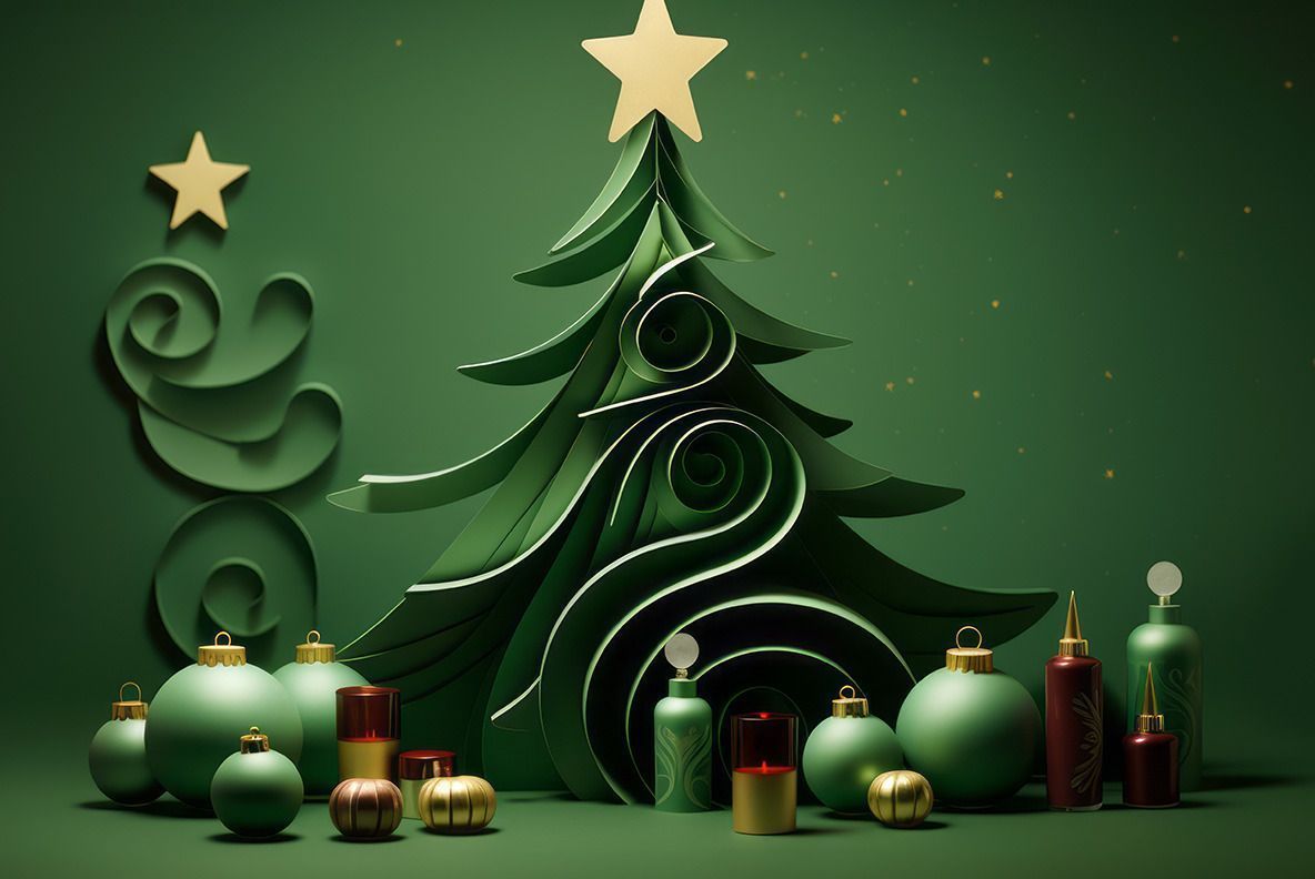 Green Christmas Tree Wallpapers - Top Free Green Christmas Tree ...