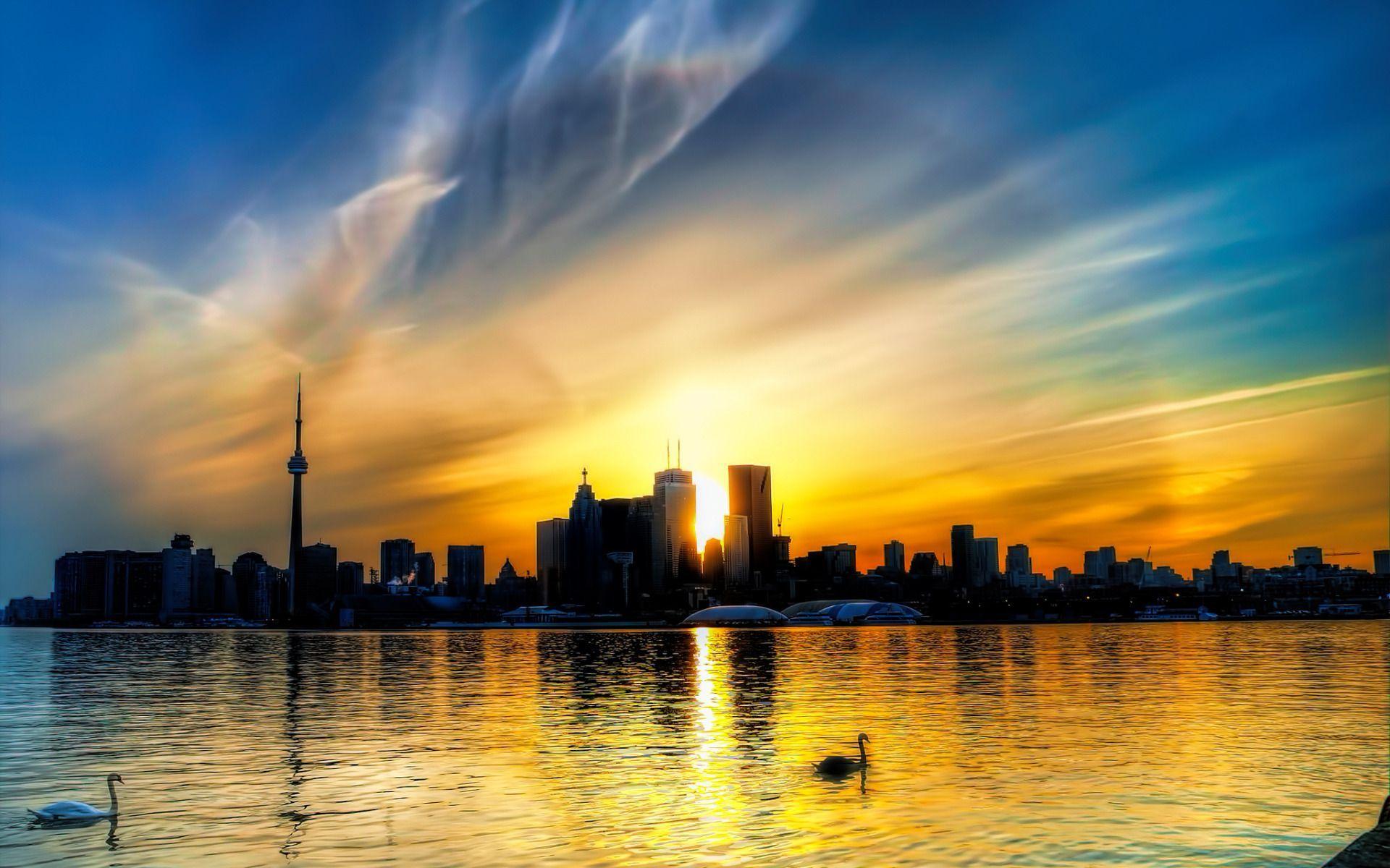 Toronto Skyline Wallpapers - Top Free Toronto Skyline Backgrounds ...
