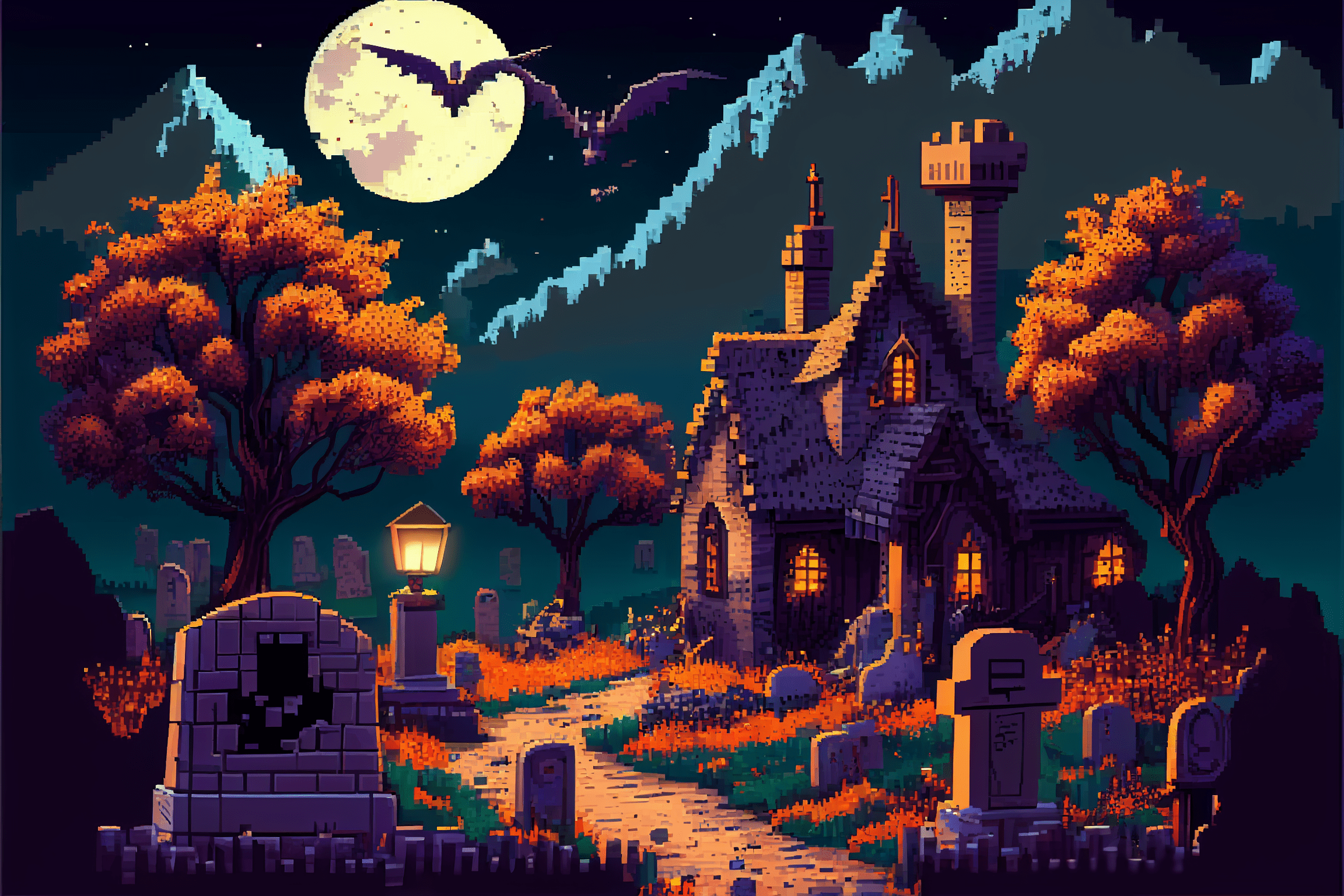 Halloween 8 Bit Wallpapers - Top Free Halloween 8 Bit Backgrounds ...