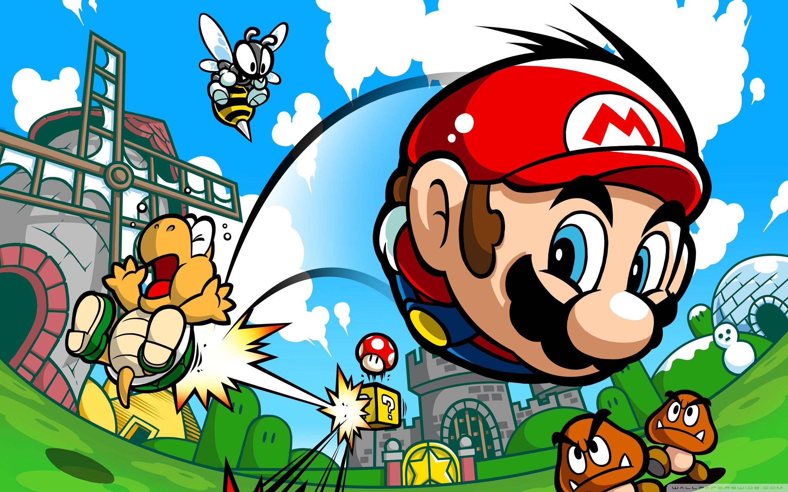 Super Mario Wallpapers - Top Free Super Mario Backgrounds - WallpaperAccess
