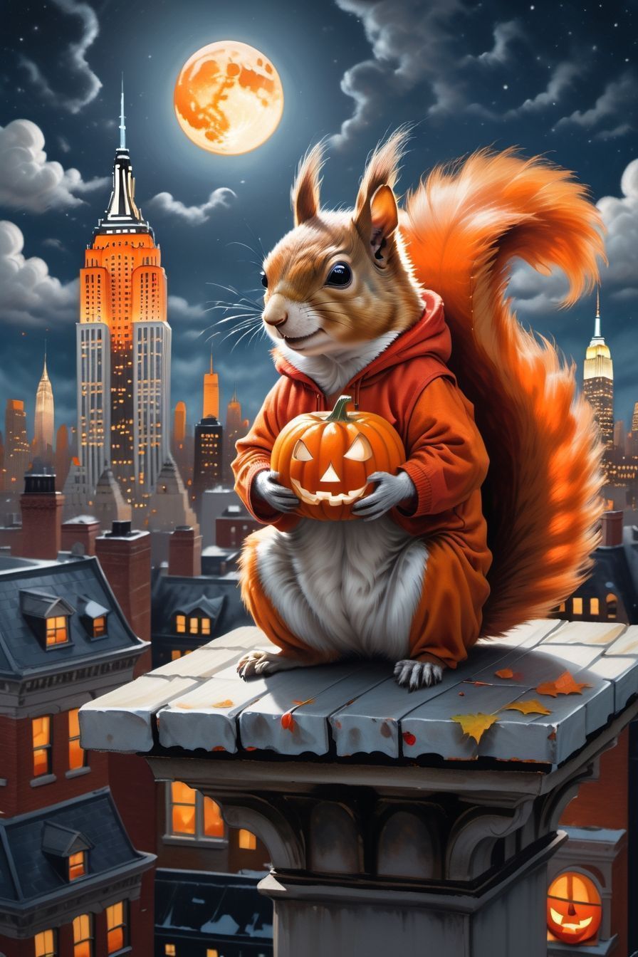 Squirrel Halloween Wallpapers - Top Free Squirrel Halloween Backgrounds ...