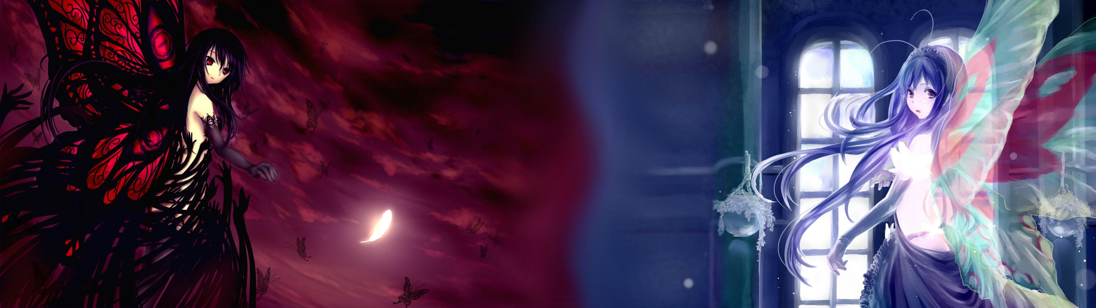 Anime Dual Monitor Wallpapers Top Free Anime Dual Monitor Backgrounds