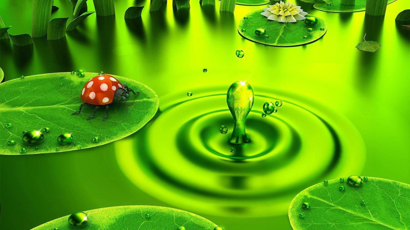 Green 3D Wallpapers - Top Free Green 3D Backgrounds - WallpaperAccess