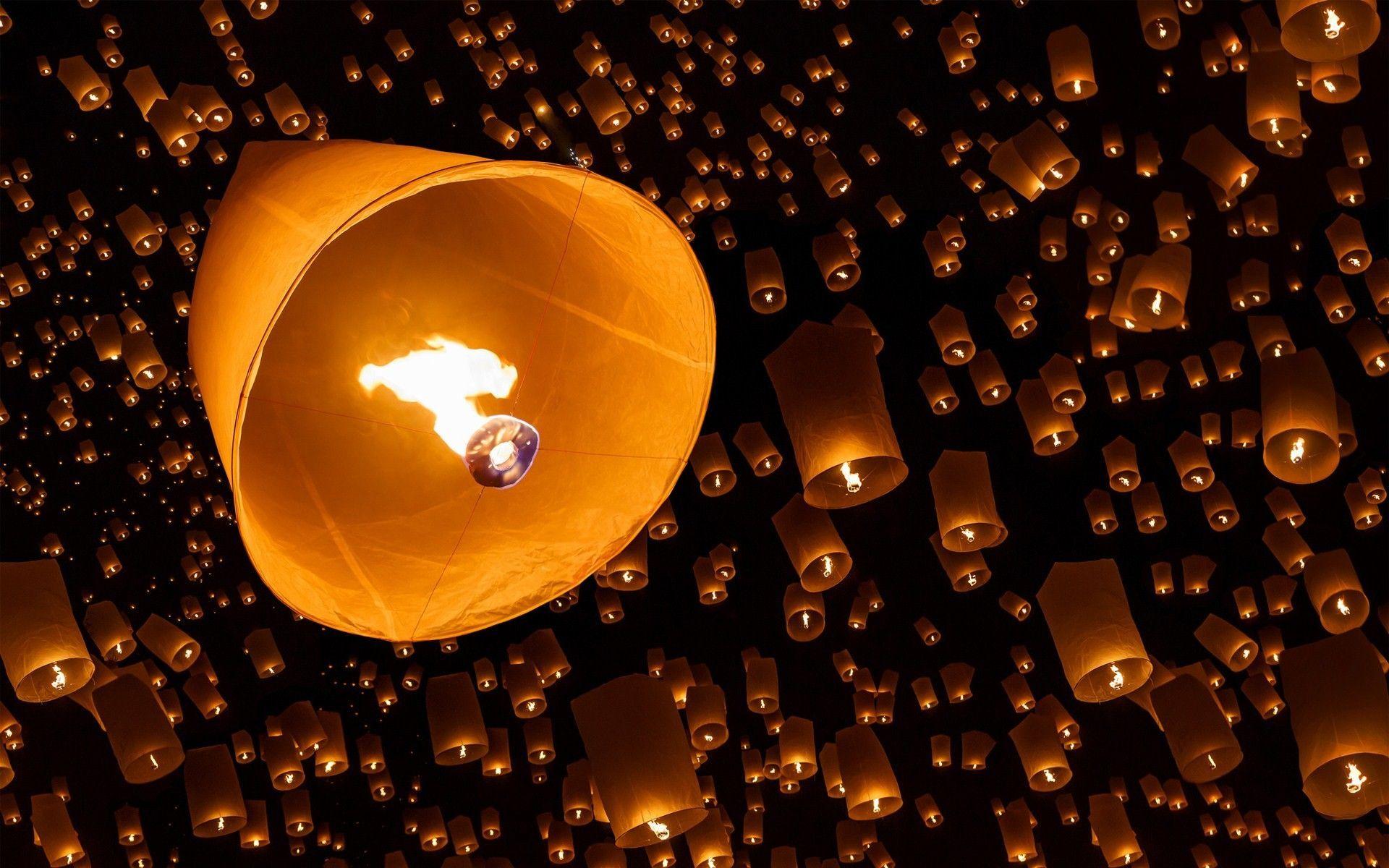Floating Lanterns Wallpapers - Top Free Floating Lanterns Backgrounds ...