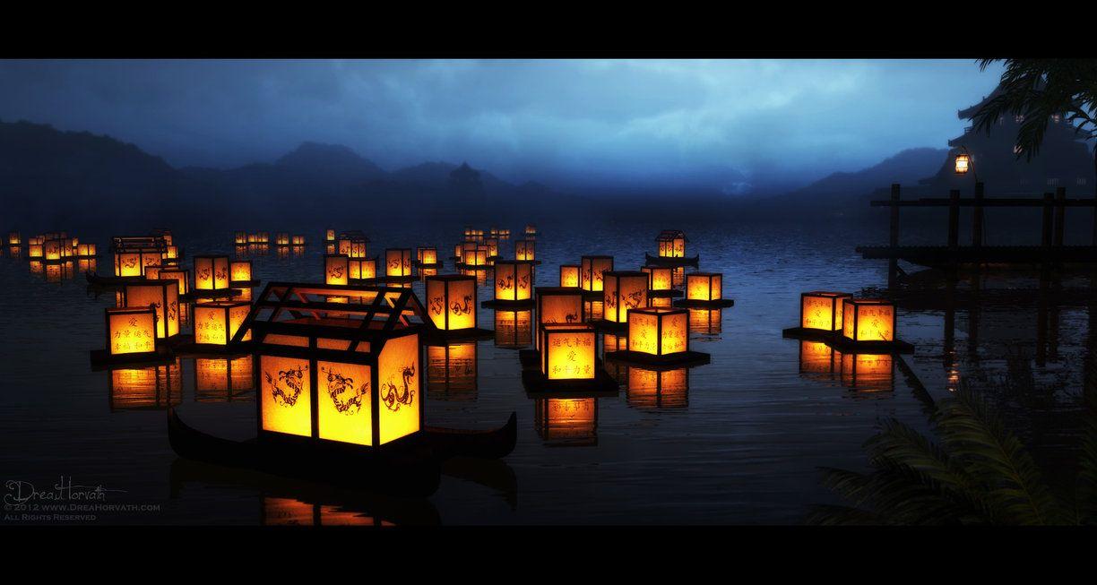 Floating Lanterns Wallpapers - Top Free Floating Lanterns Backgrounds ...