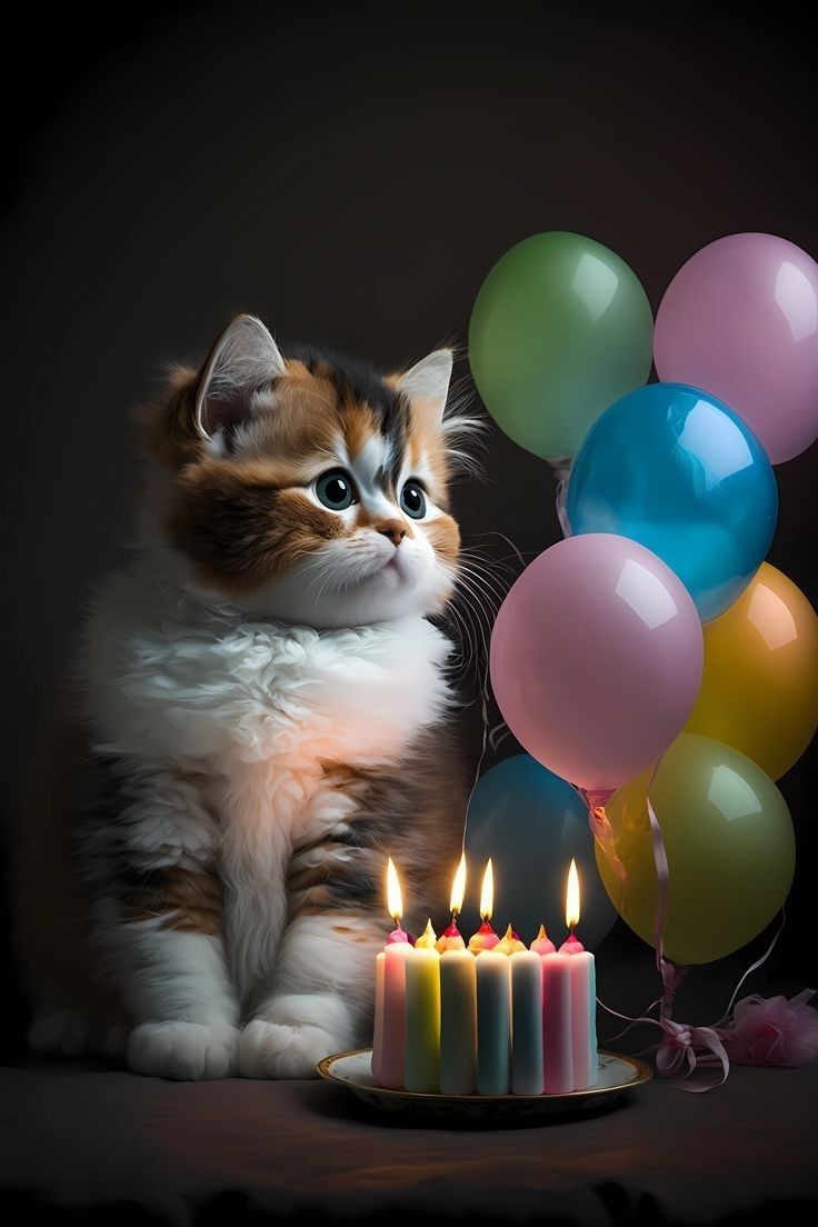Birthday Cat Wallpapers - Top Free Birthday Cat Backgrounds ...