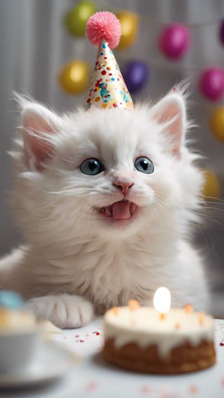 Birthday Cat Wallpapers - Top Free Birthday Cat Backgrounds ...