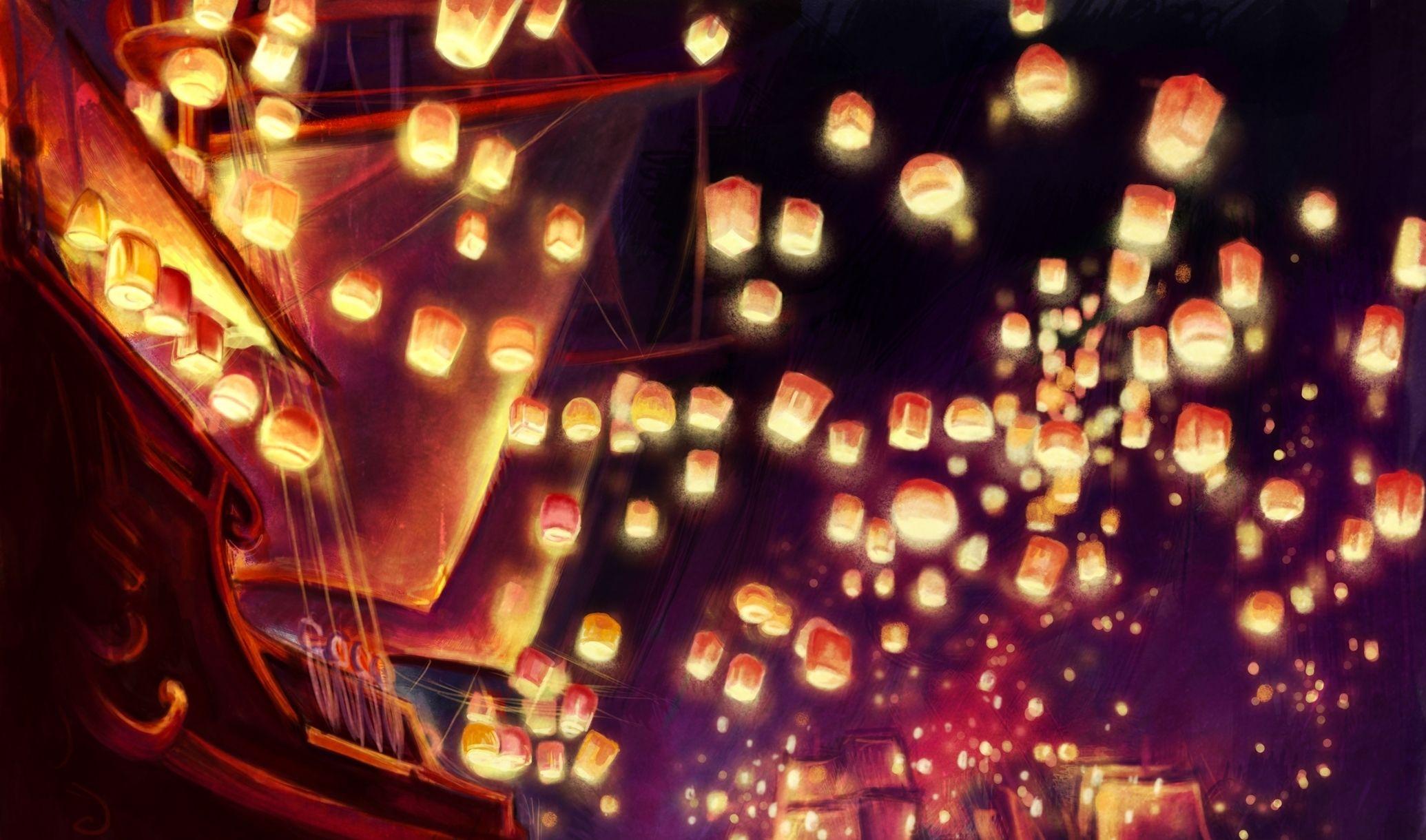 Floating Lanterns Wallpapers - Top Free Floating Lanterns Backgrounds ...