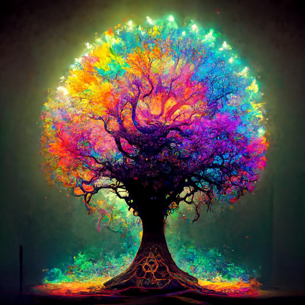 Psychedelic Tree Wallpapers - Top Free Psychedelic Tree Backgrounds ...