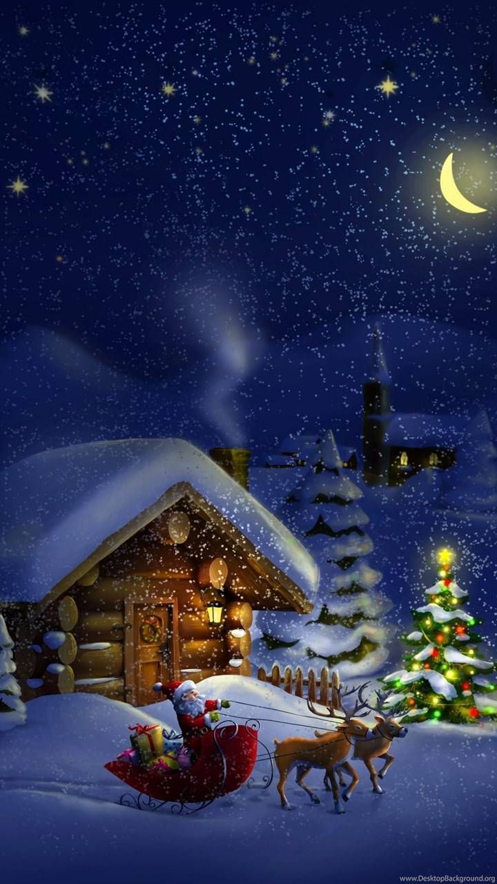 Moving Christmas Wallpapers - Top Free Moving Christmas Backgrounds ...
