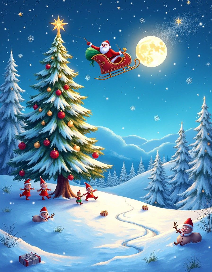 Moving Christmas Wallpapers - Top Free Moving Christmas Backgrounds ...