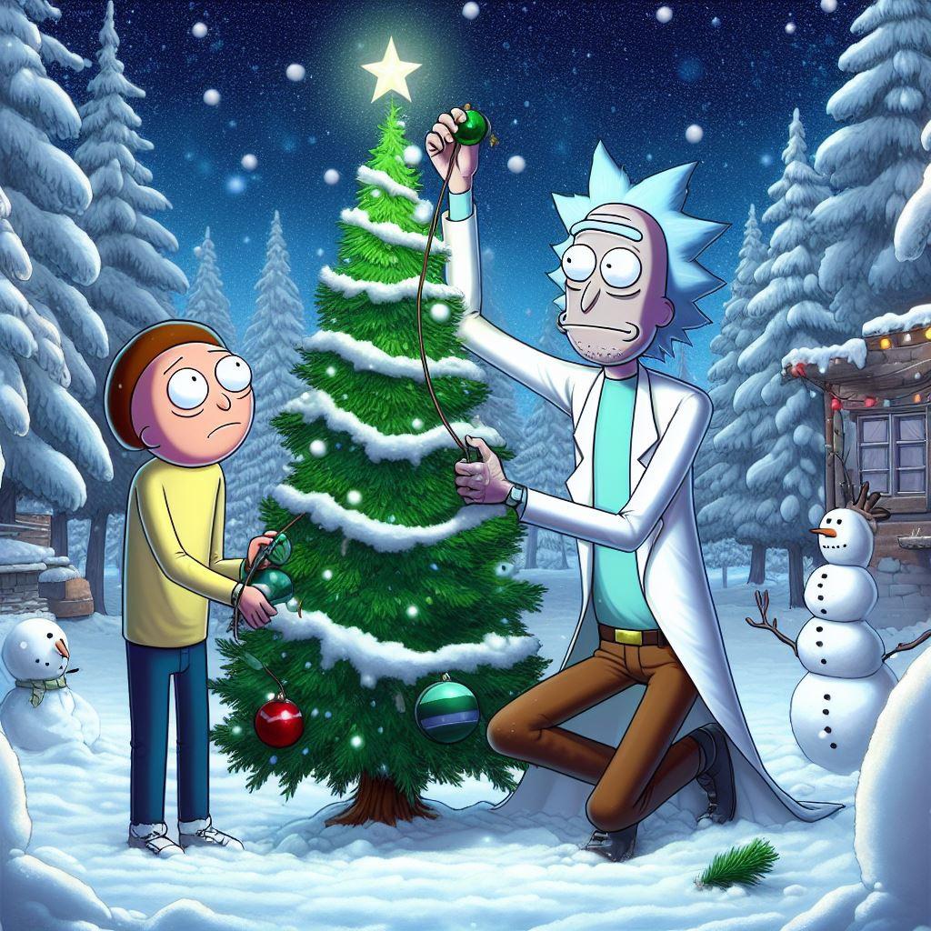 Rick and Morty Christmas Wallpapers - Top Free Rick and Morty Christmas ...