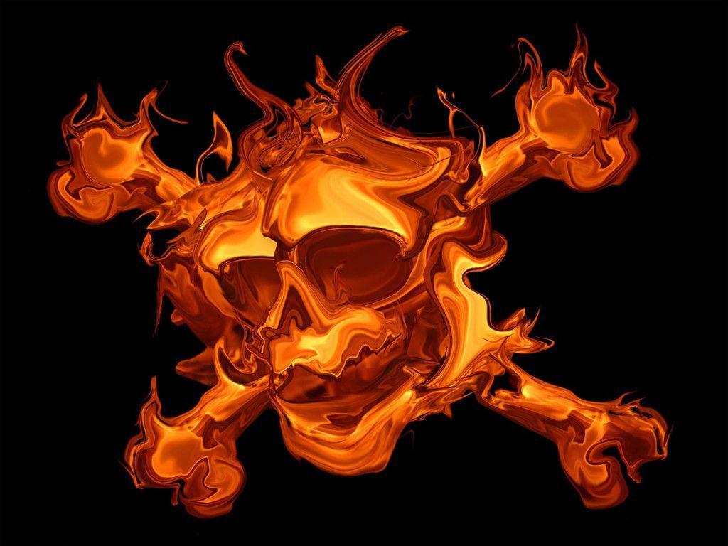 Fire Skull Wallpapers - Top Free Fire Skull Backgrounds - WallpaperAccess