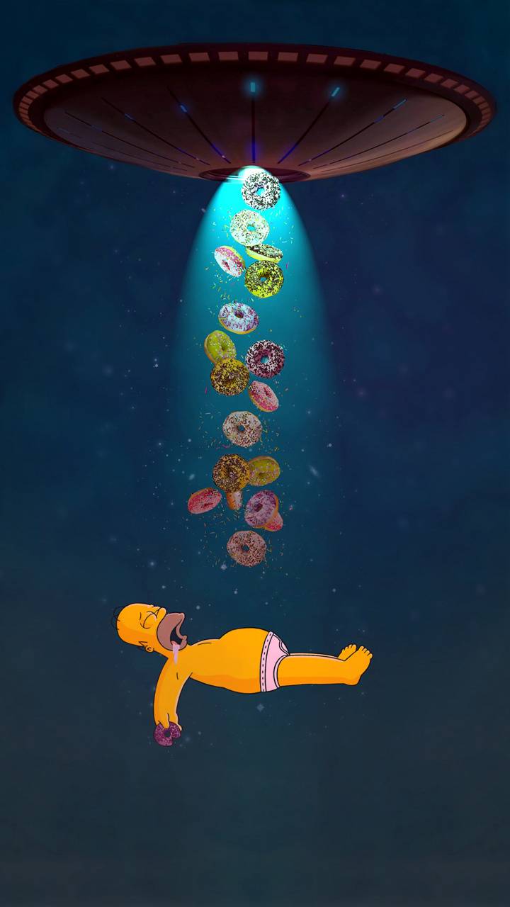 Homer Simpson Donut Wallpapers - Top Free Homer Simpson Donut ...
