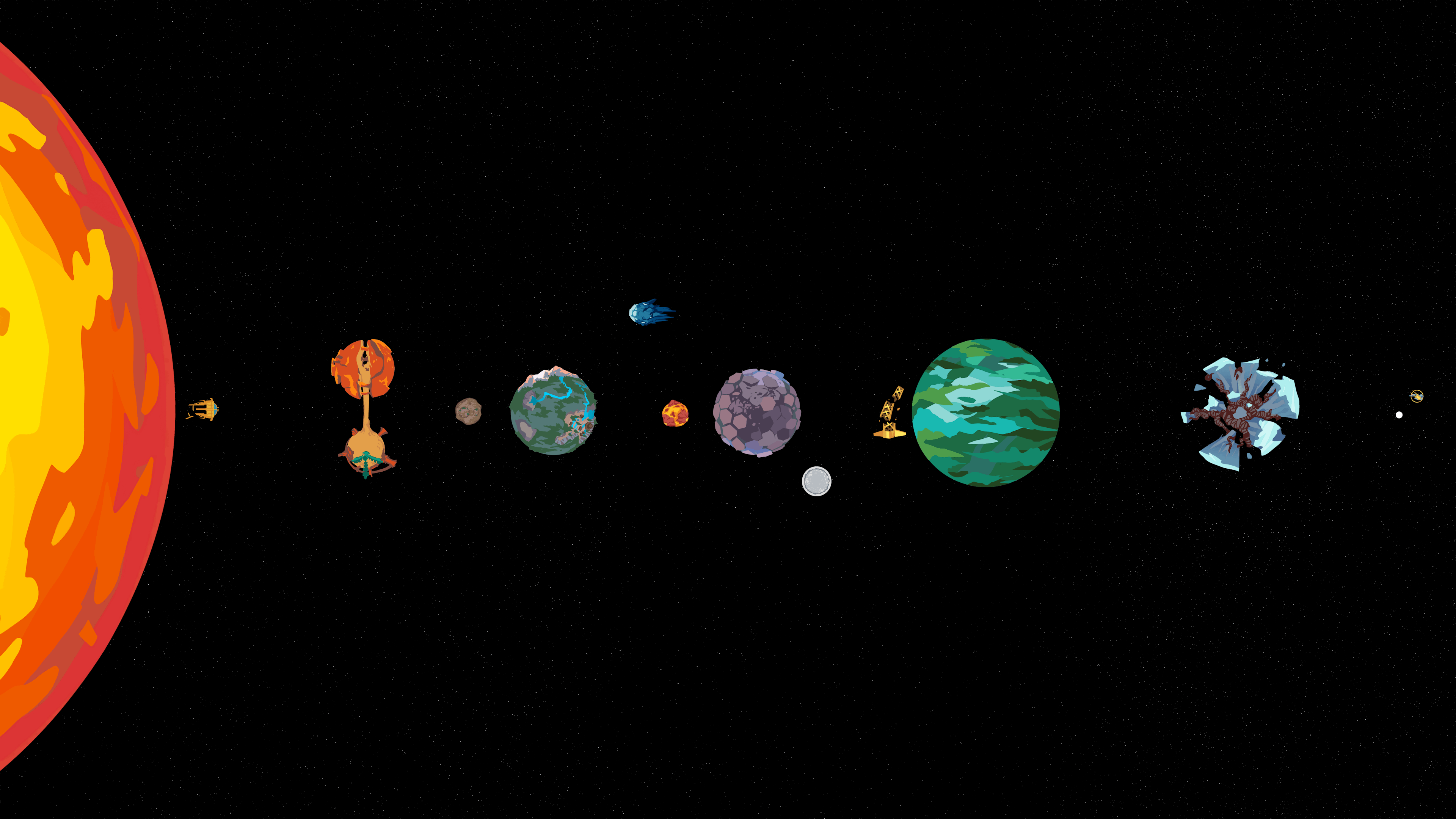 Sun System Wallpapers - Top Free Sun System Backgrounds - WallpaperAccess