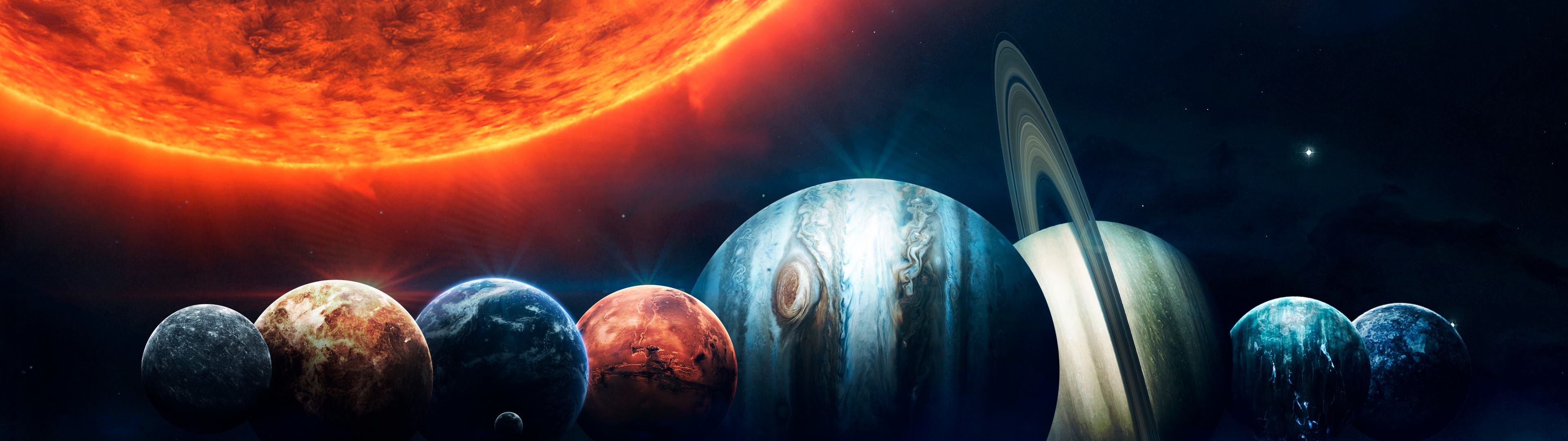 Sun System Wallpapers - Top Free Sun System Backgrounds - WallpaperAccess