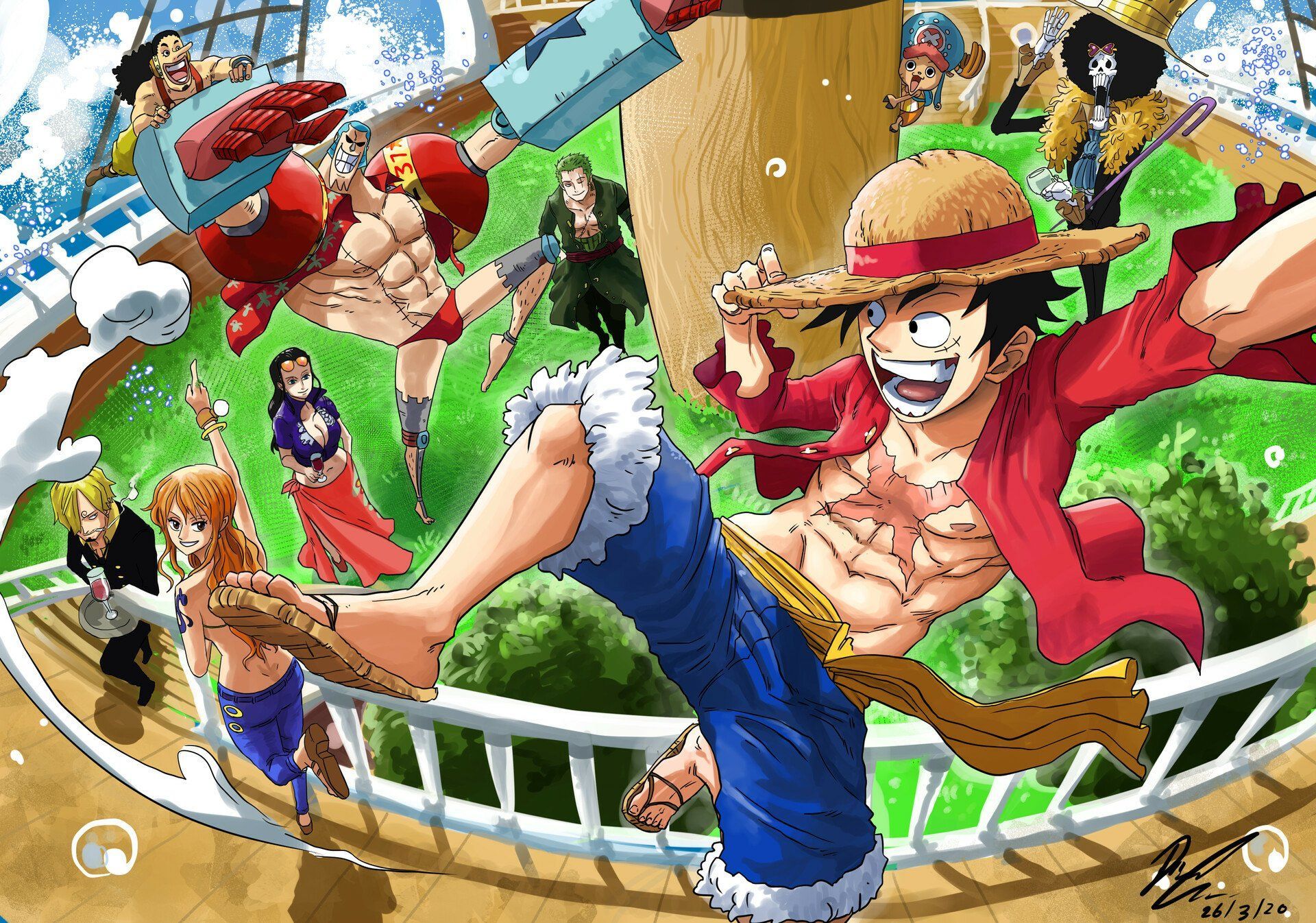 One Piece Straw Hats Wallpapers - Top Free One Piece Straw Hats Backgrounds - WallpaperAccess