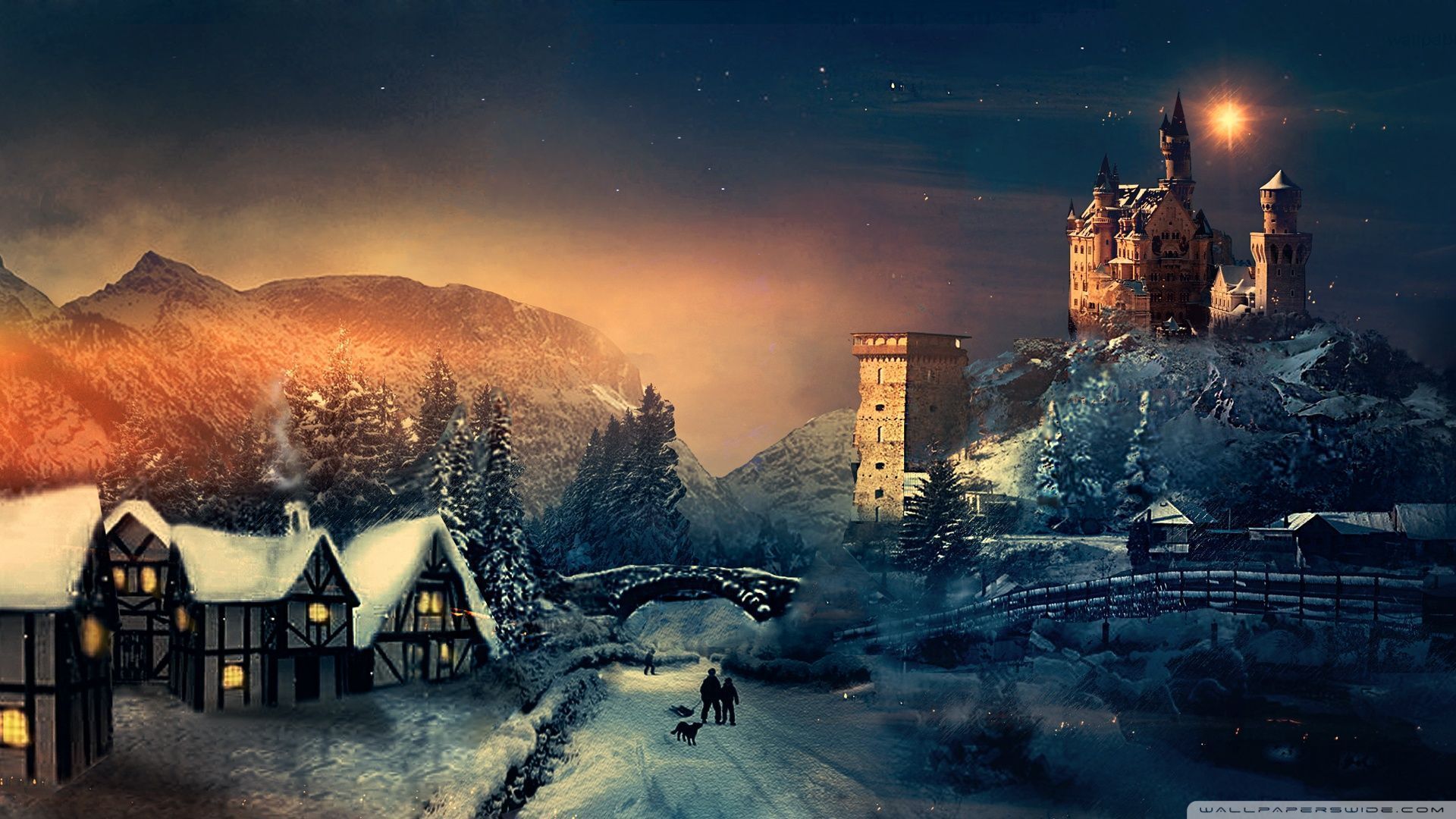 Christmas Fantasy Wallpapers - Top Free Christmas Fantasy Backgrounds ...