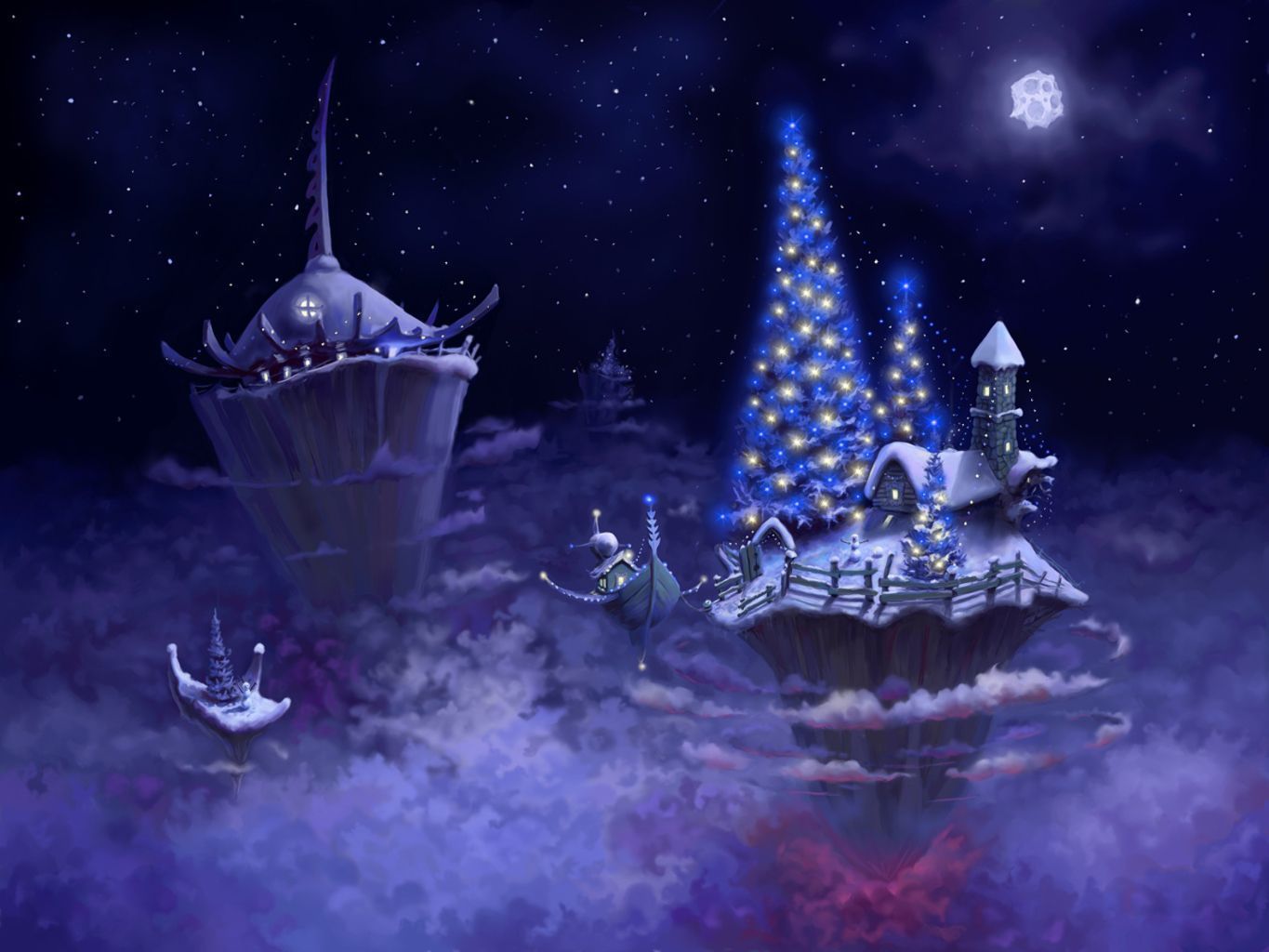 Christmas Fantasy Wallpapers - Top Free Christmas Fantasy Backgrounds ...