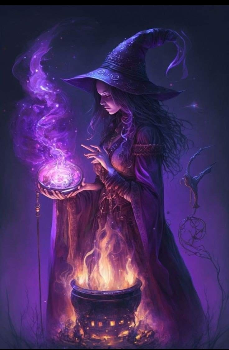 Purple Witch Wallpapers - Top Free Purple Witch Backgrounds ...