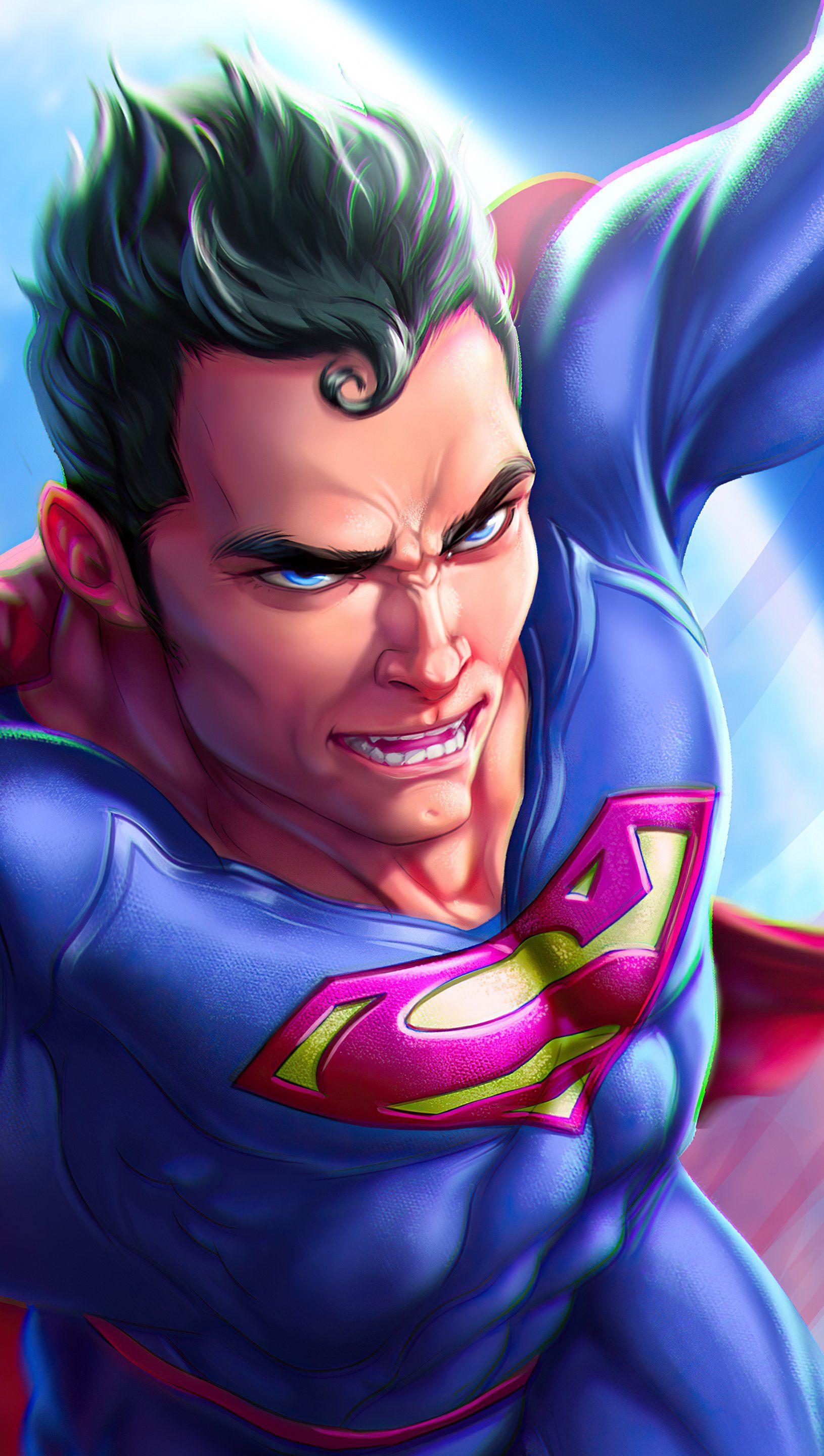 Superman Portrait Wallpapers - Top Free Superman Portrait Backgrounds ...