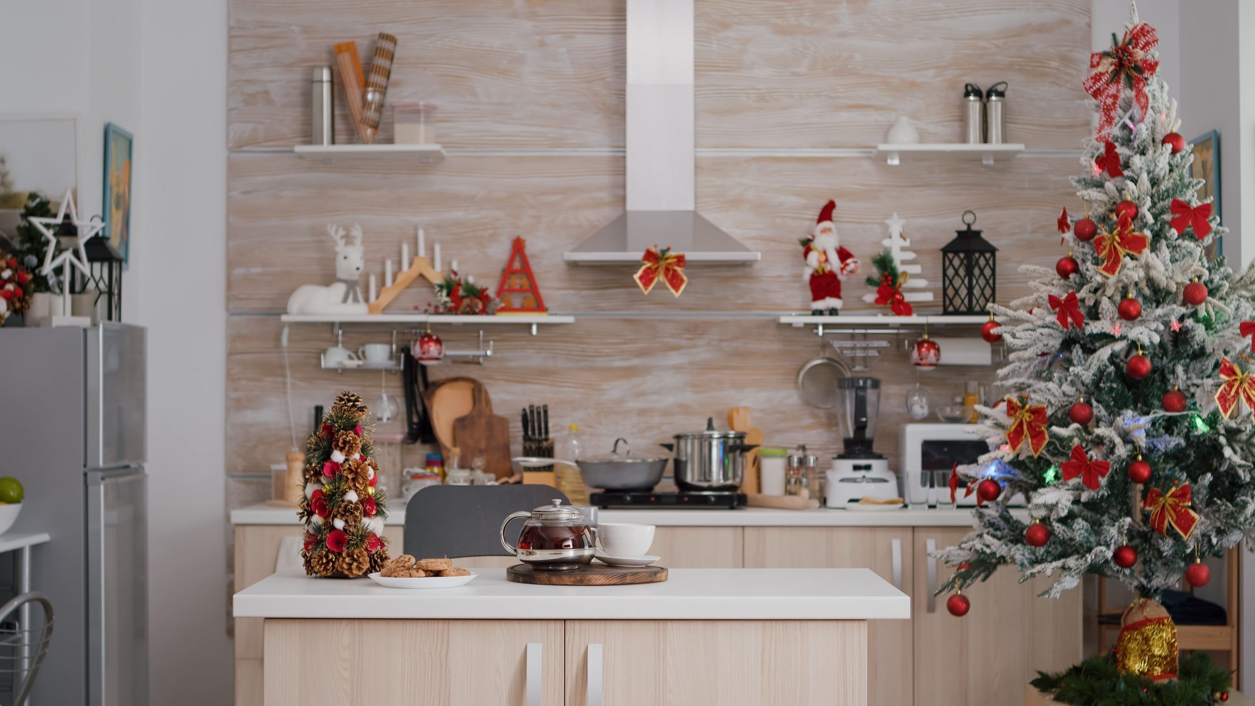 Christmas Kitchen Wallpapers - Top Free Christmas Kitchen Backgrounds ...