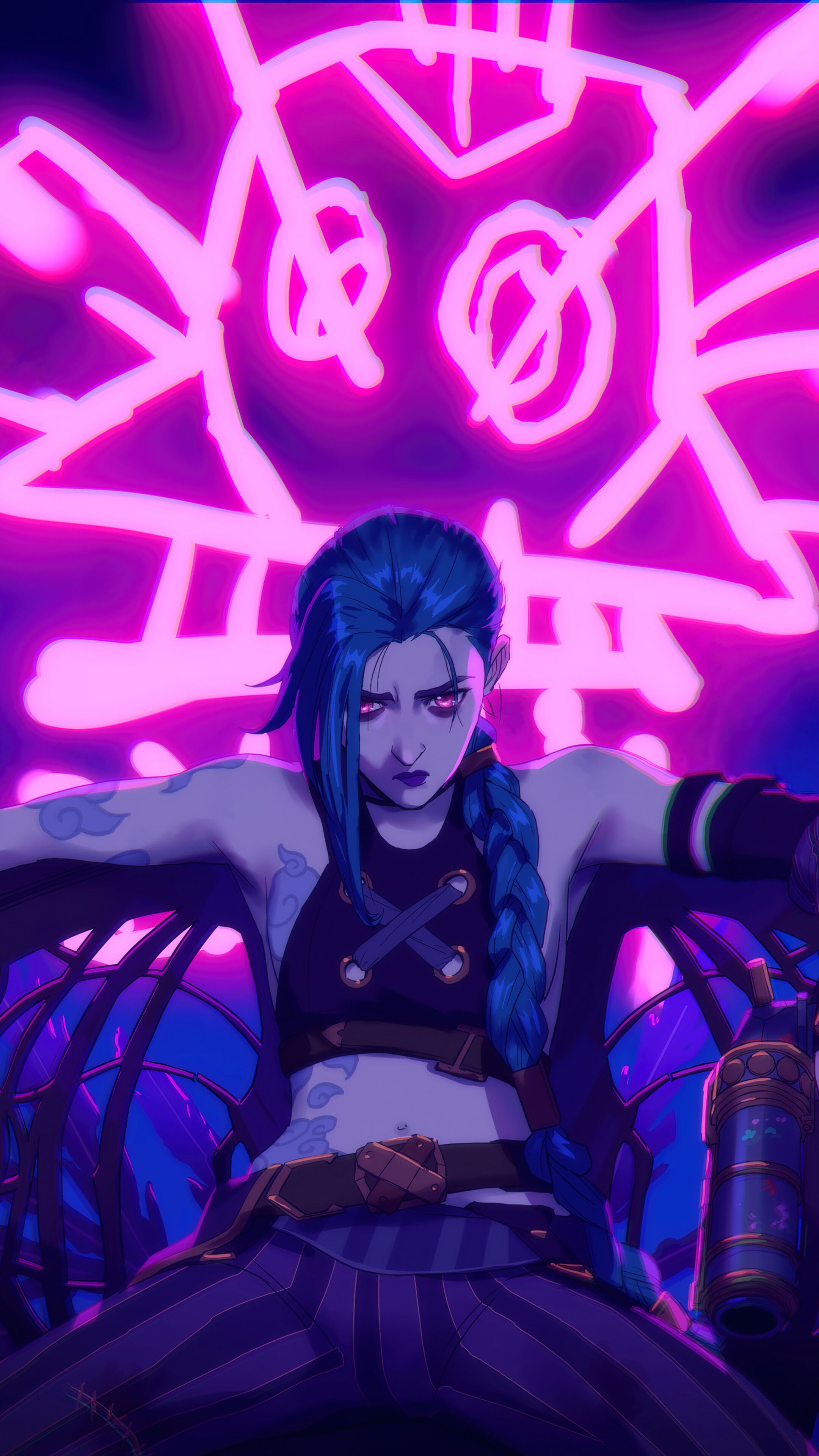 Jinx iPhone Wallpapers - Top Free Jinx iPhone Backgrounds - WallpaperAccess