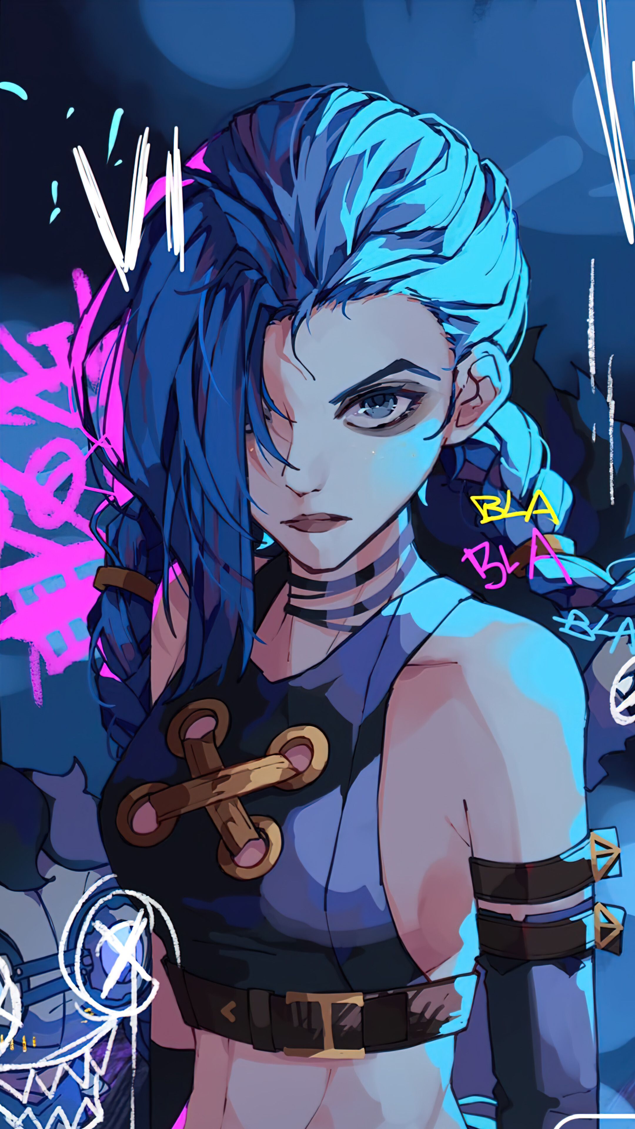 Jinx iPhone Wallpapers - Top Free Jinx iPhone Backgrounds - WallpaperAccess