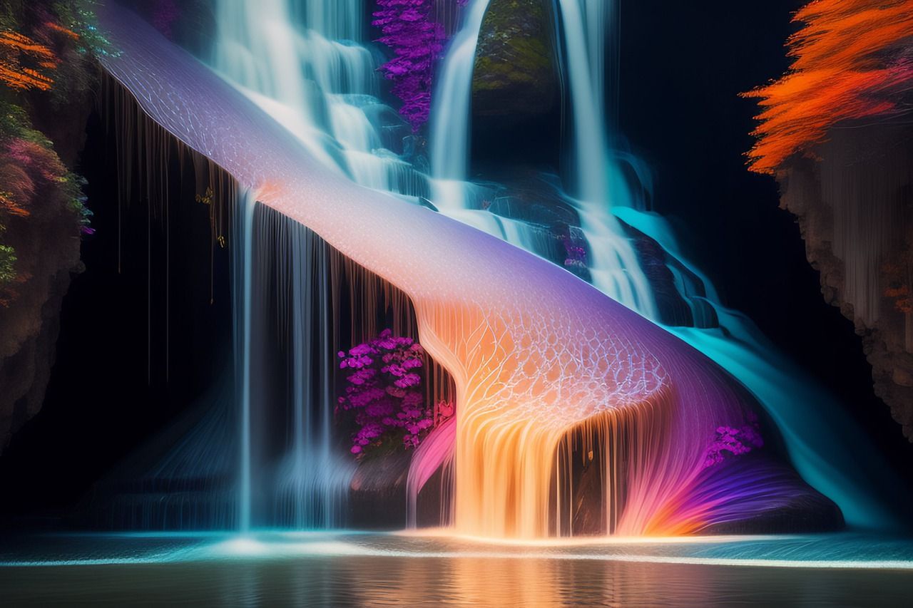 Fantasy Waterfall Wallpapers - Top Free Fantasy Waterfall Backgrounds ...