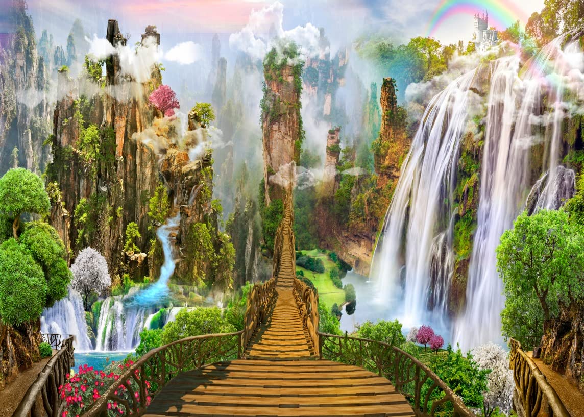 Fantasy Waterfall Wallpapers - Top Free Fantasy Waterfall Backgrounds - WallpaperAccess